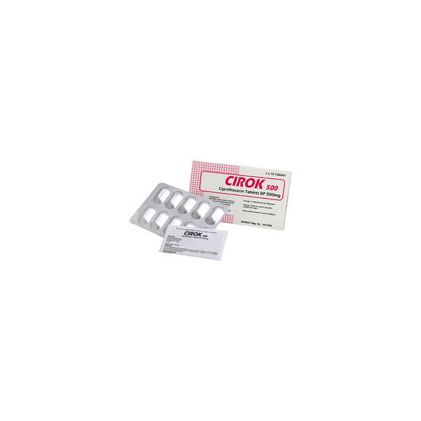 CIROK Ciprofloxacin 500mg Film-Coated Tablet 1's price in the ...